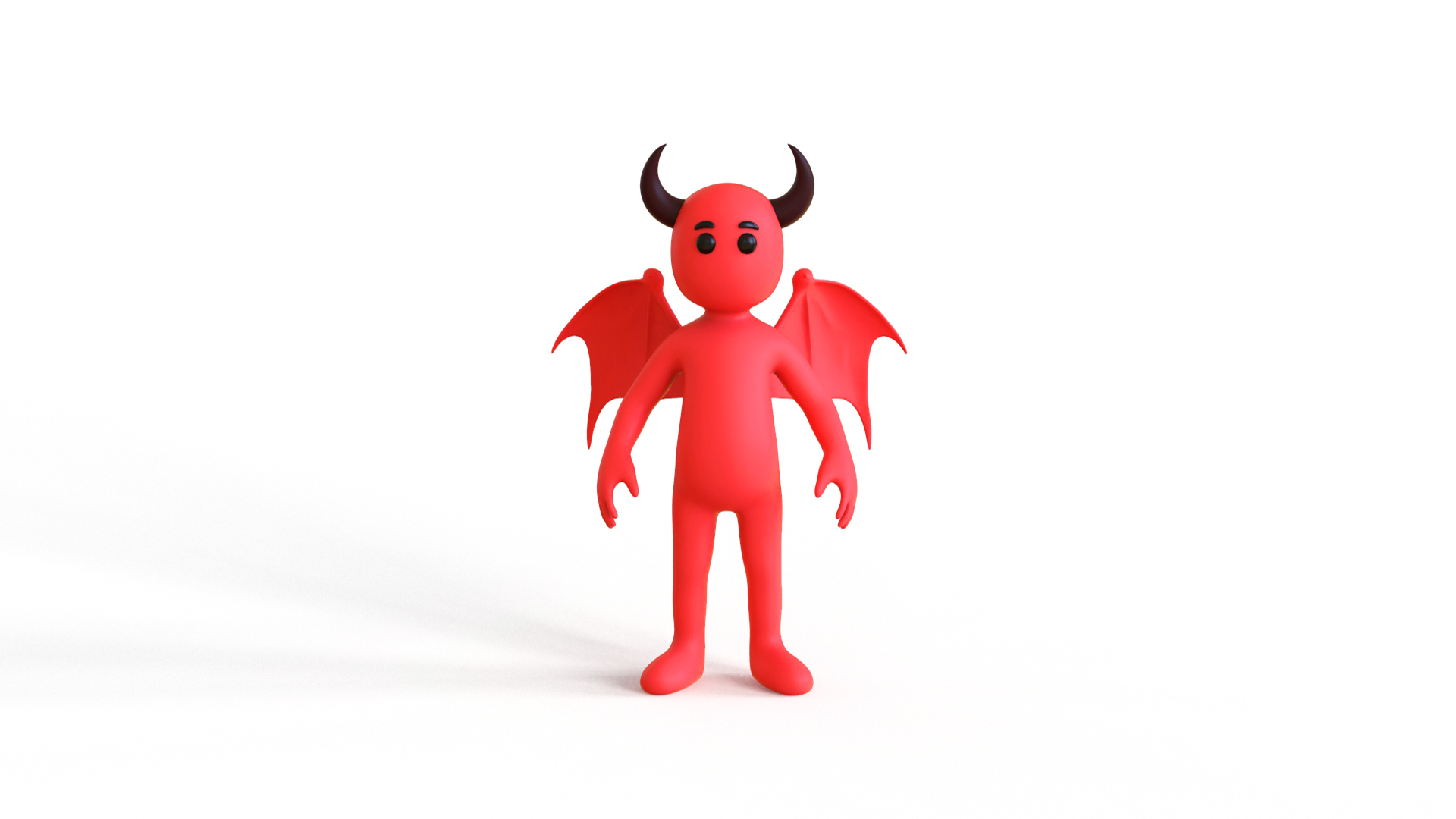 3D Low Poly Devil Rigged - TurboSquid 2382573