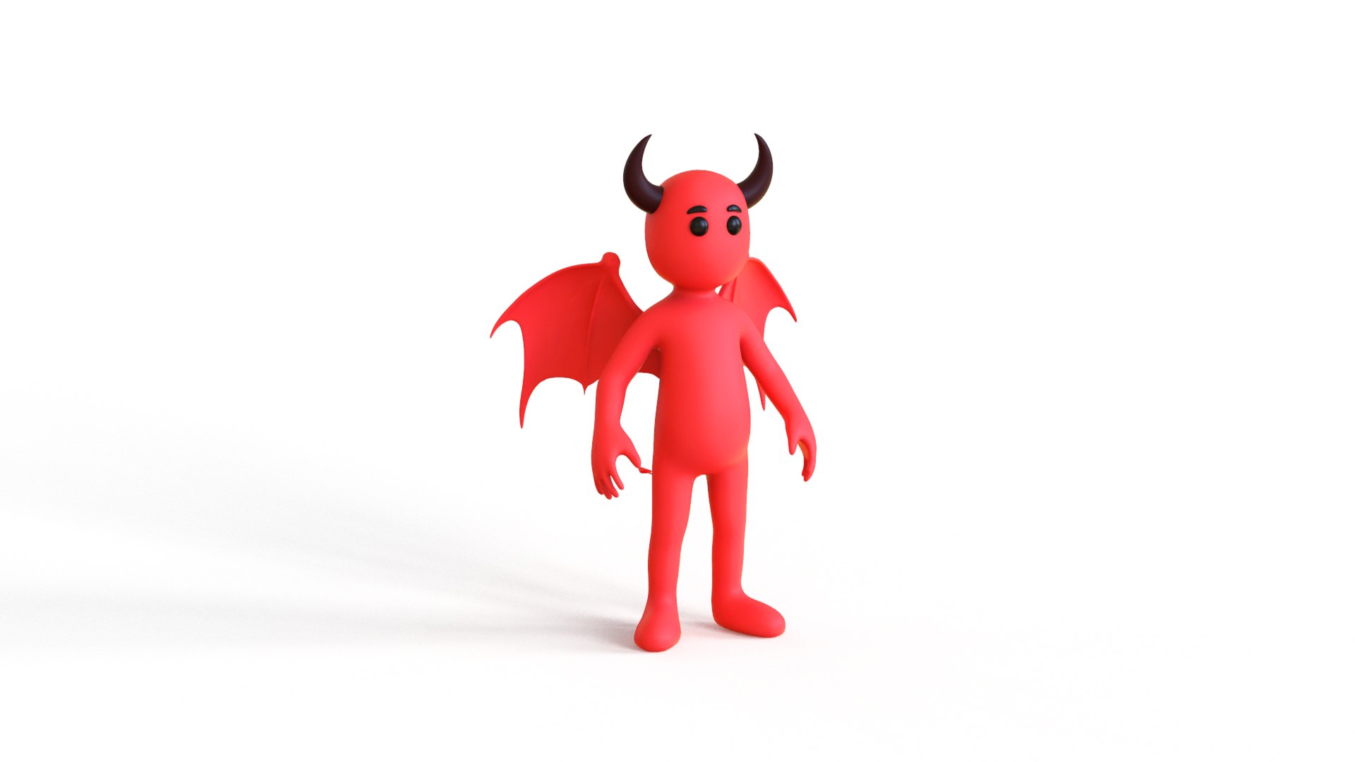 3D Low Poly Devil Rigged - TurboSquid 2382573