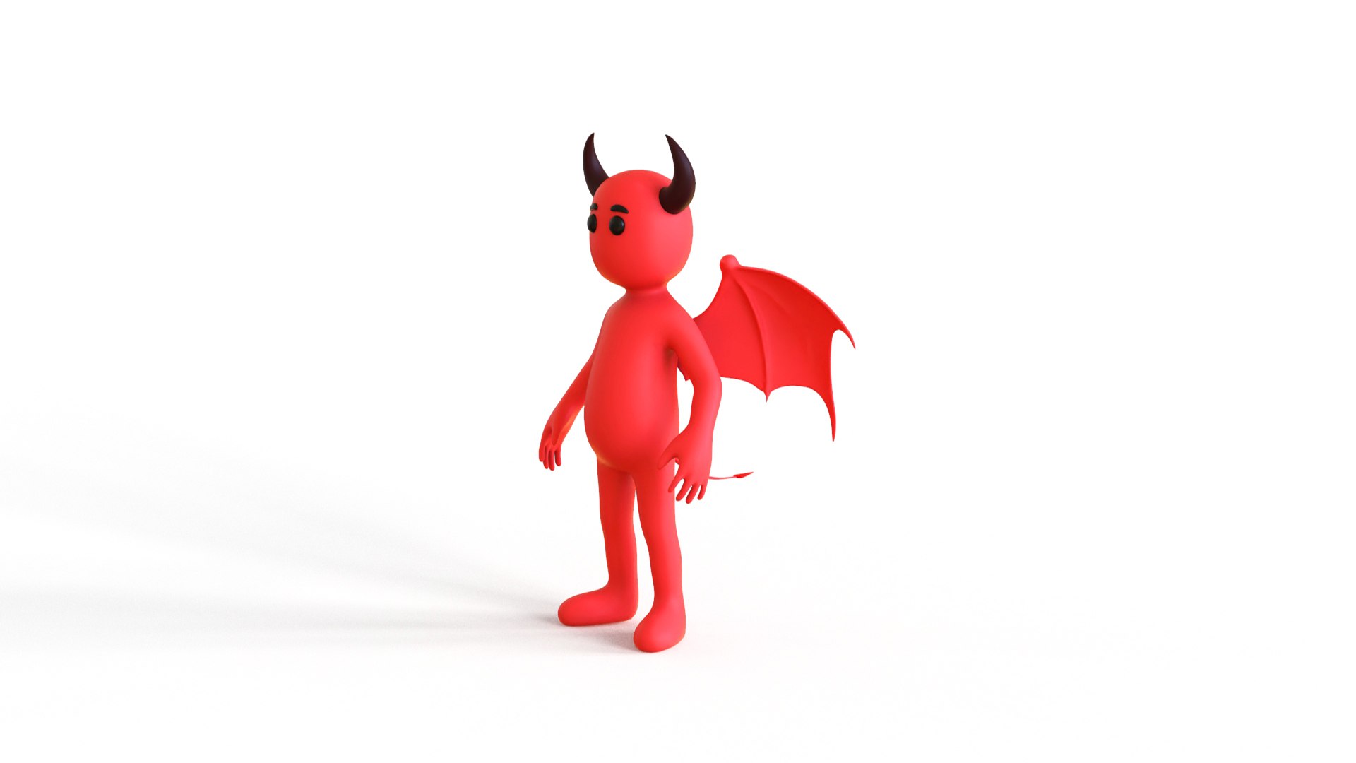 3D Low Poly Devil Rigged - TurboSquid 2382573