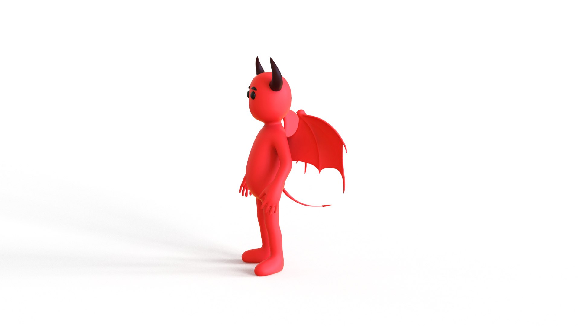 3D Low Poly Devil Rigged - TurboSquid 2382573