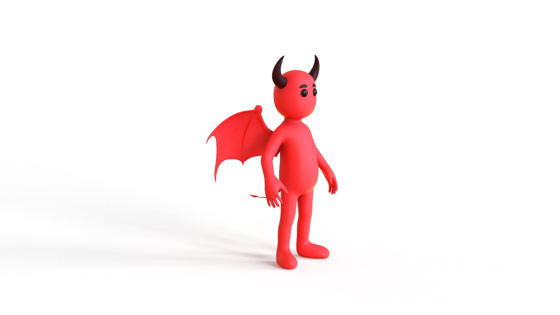 3D Low Poly Devil Rigged - TurboSquid 2382573
