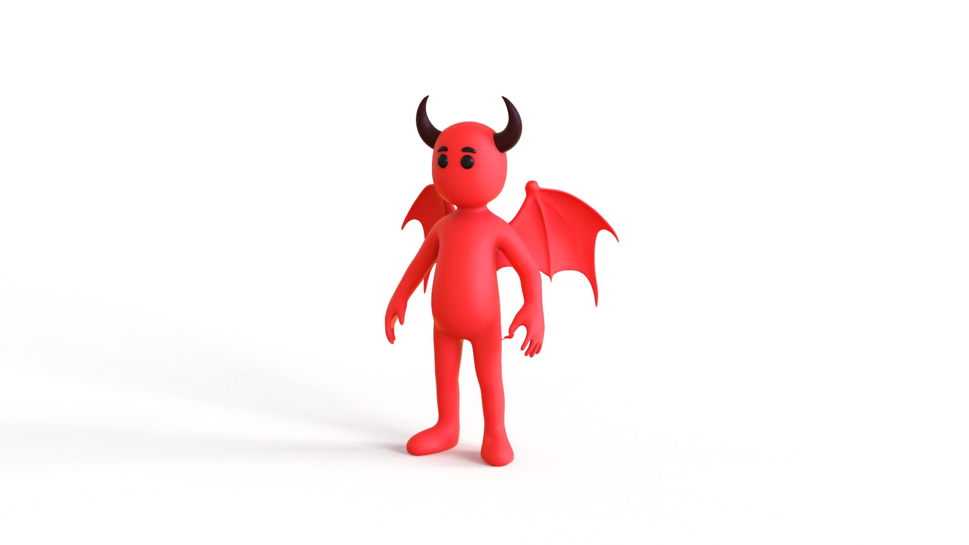 3D Low Poly Devil Rigged - TurboSquid 2382573