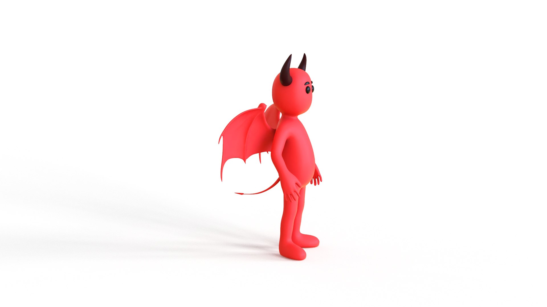 3D Low Poly Devil Rigged - TurboSquid 2382573