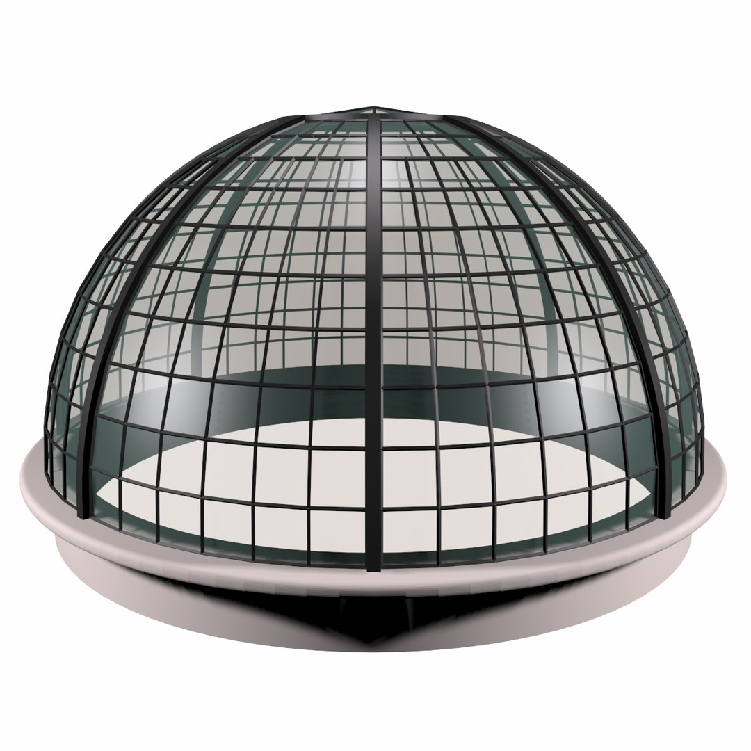 3D Glass Dome Model - TurboSquid 1589625
