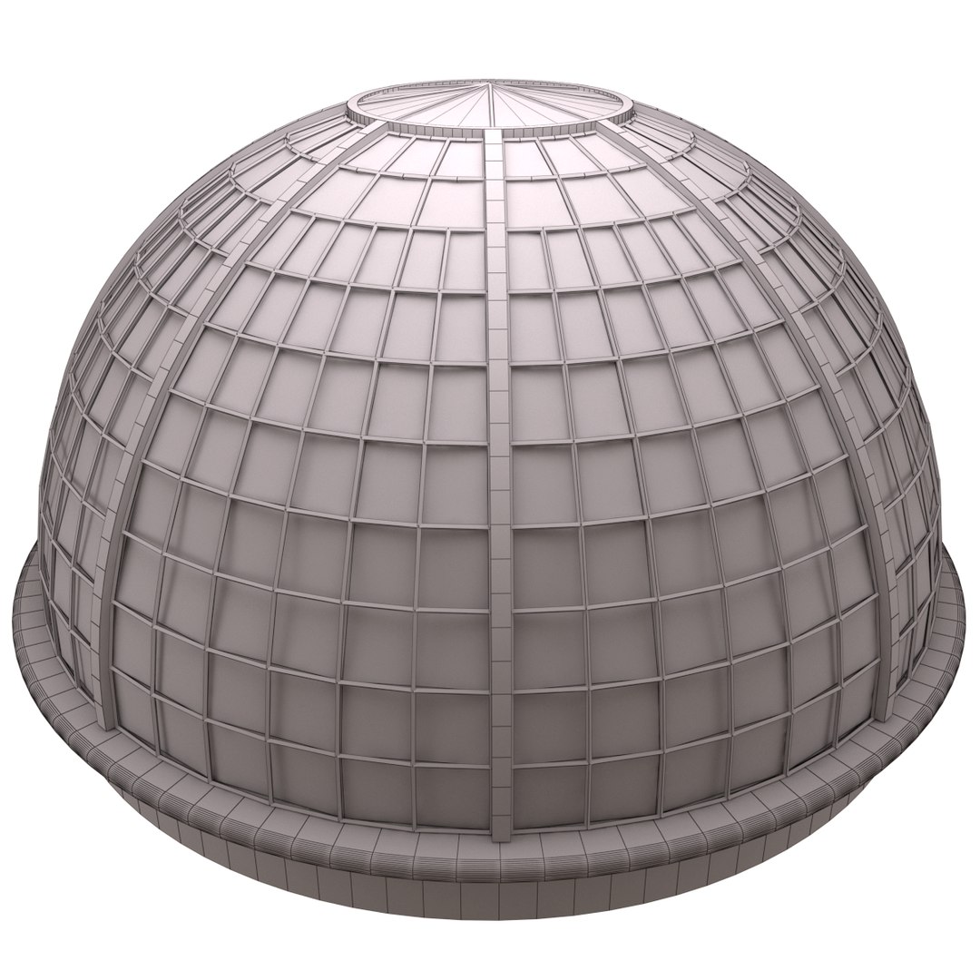 3D Glass Dome Model - TurboSquid 1589625