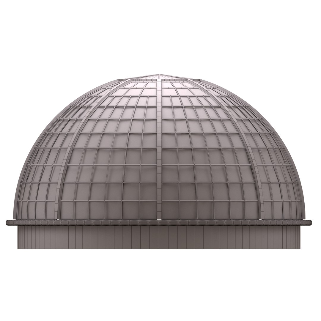 3D Glass Dome Model - TurboSquid 1589625