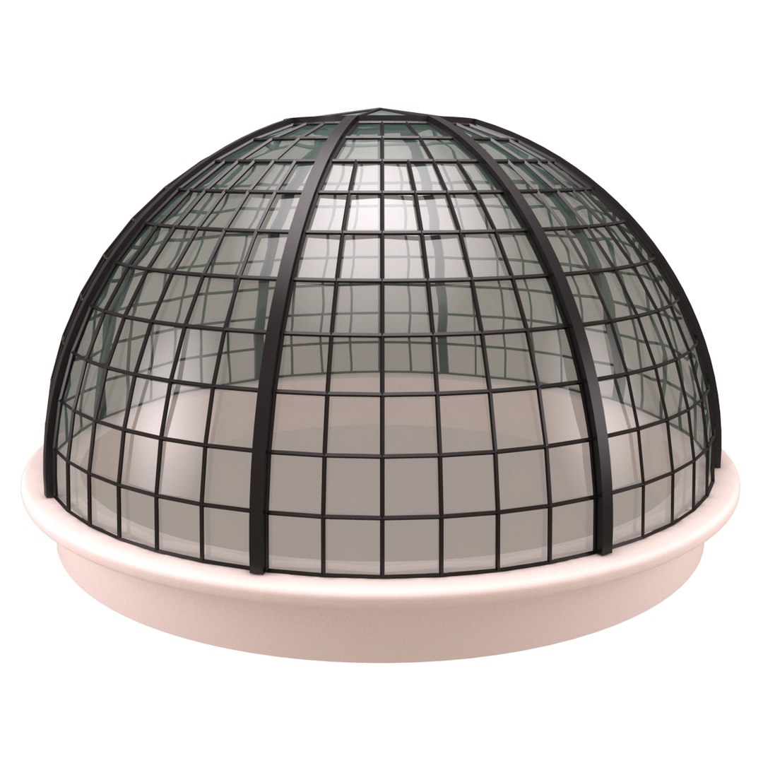 3D Glass Dome Model - TurboSquid 1589625