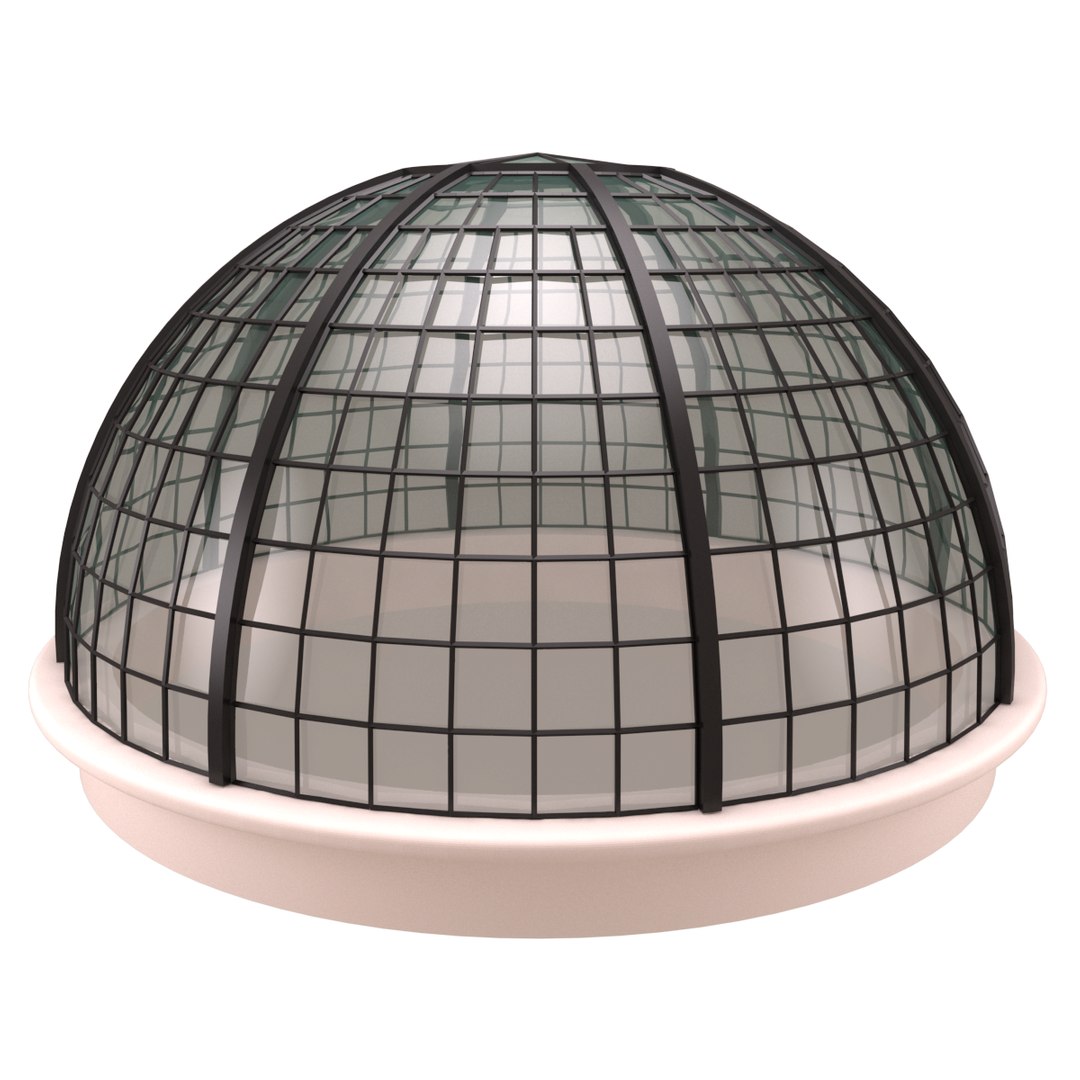 3D Glass Dome Model - TurboSquid 1589625