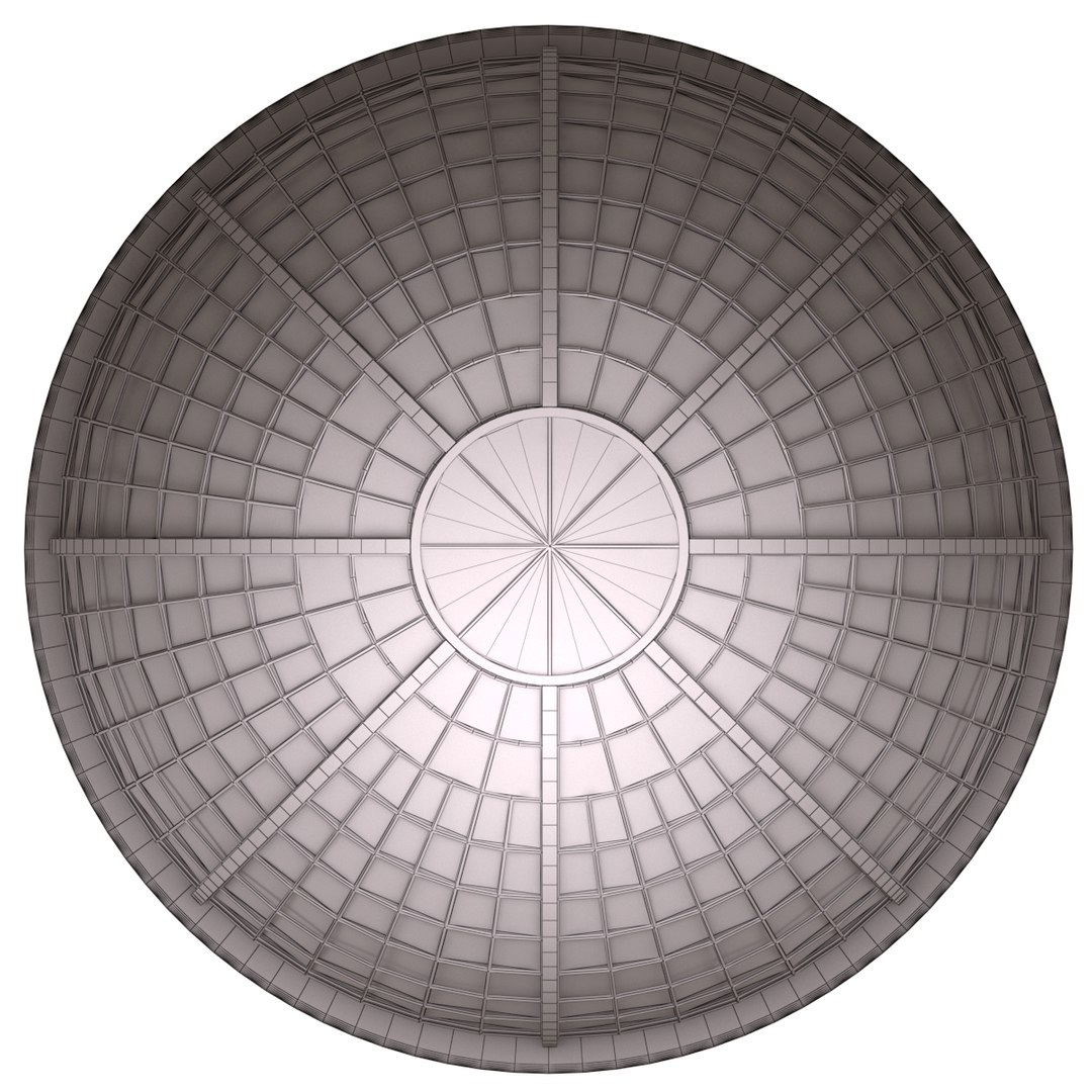 3D Glass Dome Model - TurboSquid 1589625