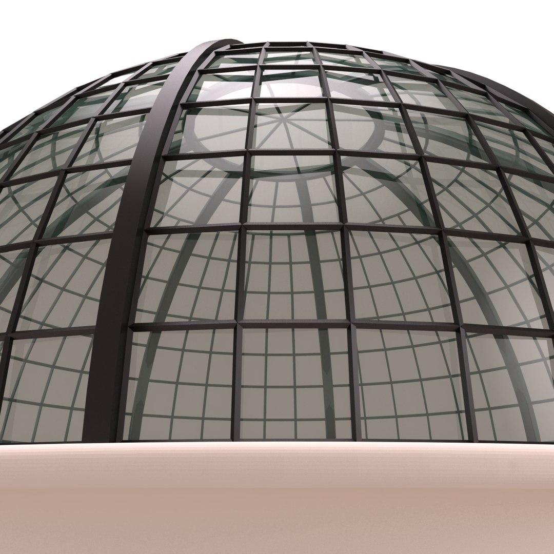 3D Glass Dome Model - TurboSquid 1589625