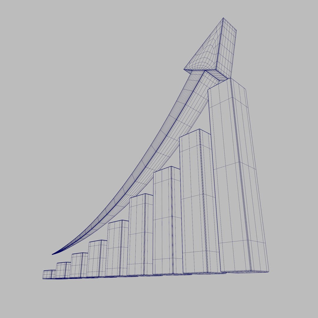 Business Graph 3D Model - TurboSquid 2249328