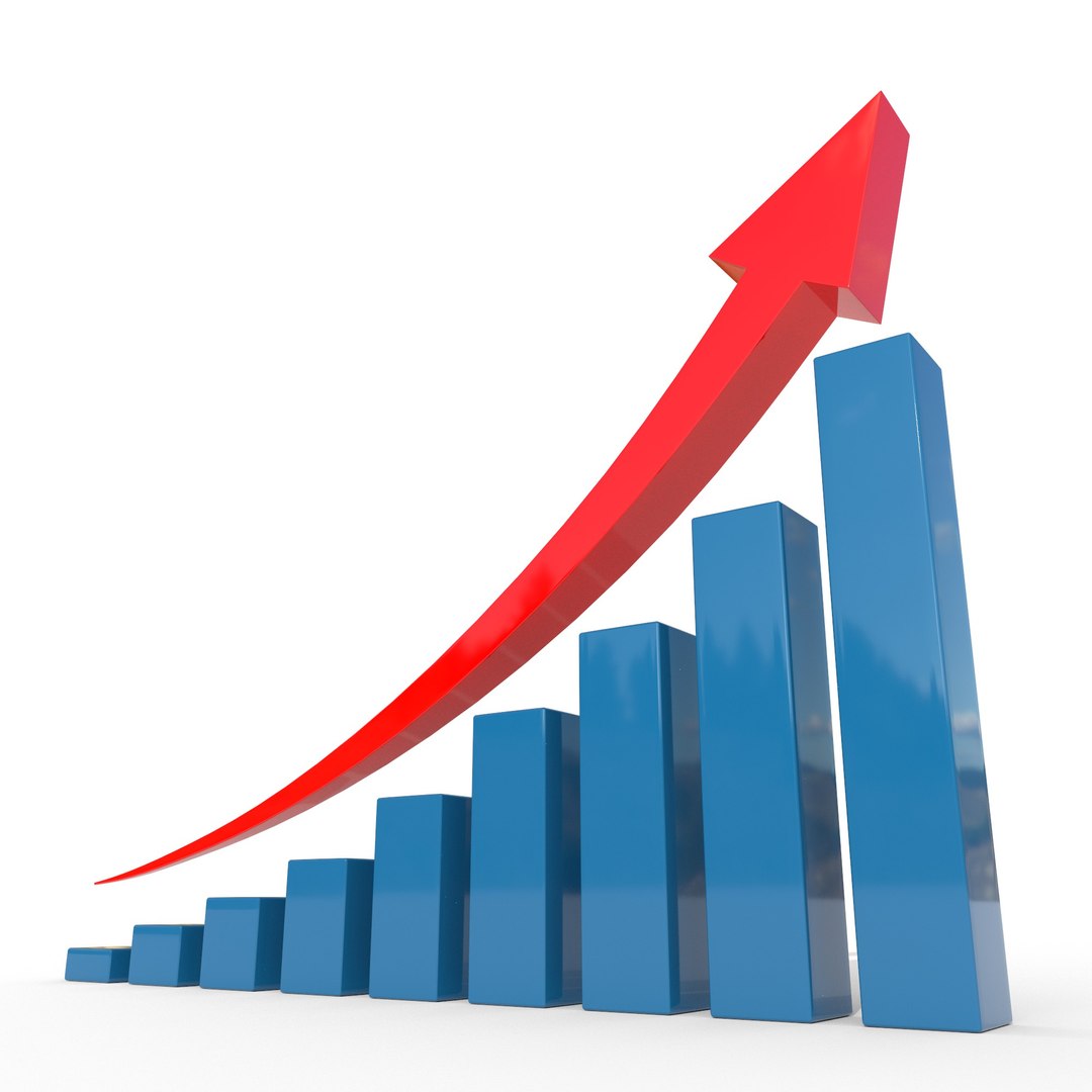 Business Graph 3D Model - TurboSquid 2249328