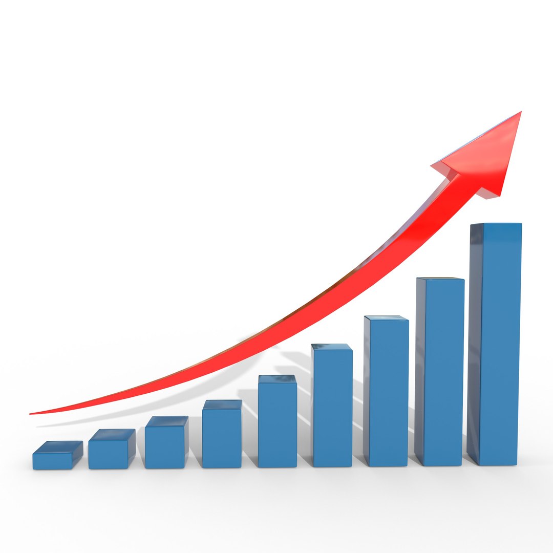 Business Graph 3D Model - TurboSquid 2249328