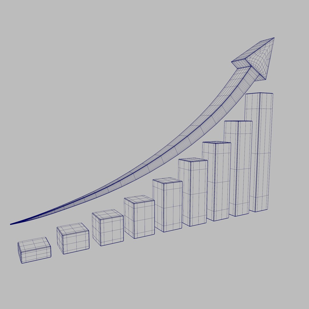 Business Graph 3D Model - TurboSquid 2249328