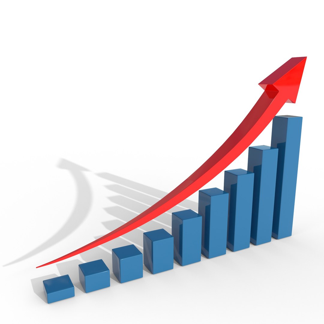 Business Graph 3D Model - TurboSquid 2249328