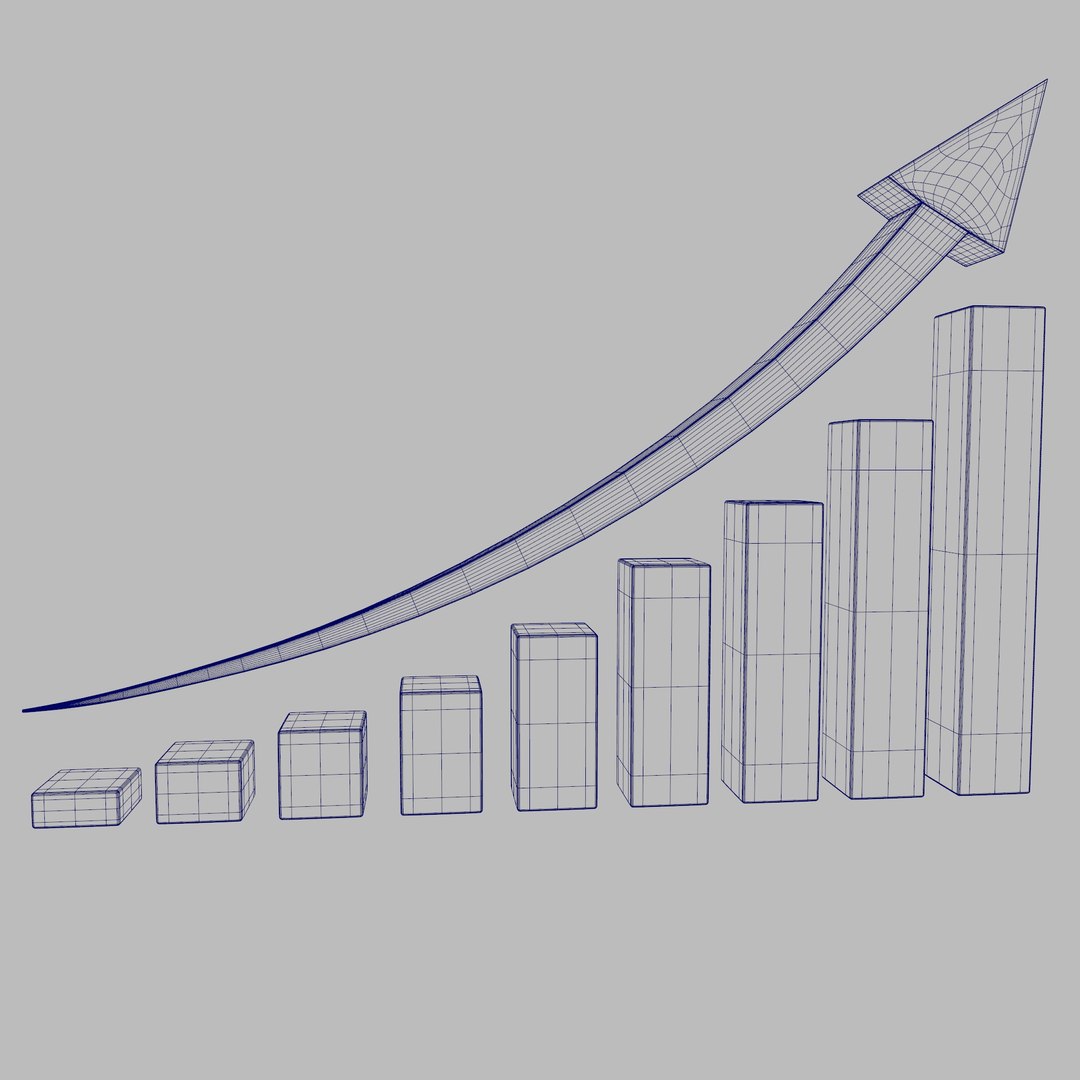 Business Graph 3D Model - TurboSquid 2249328