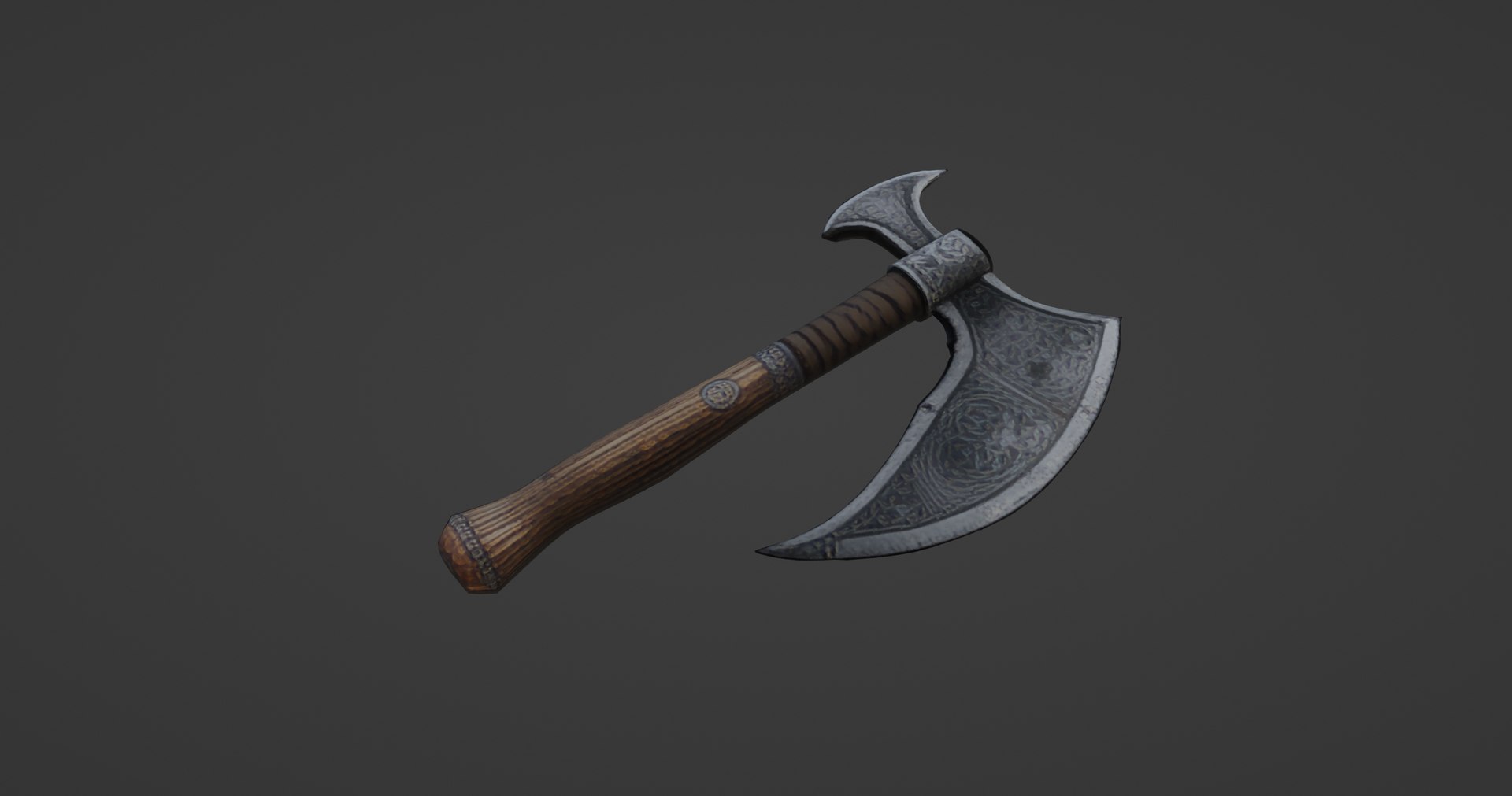 Ancient Warriors Engraved Battle Axe 3D - TurboSquid 2375148