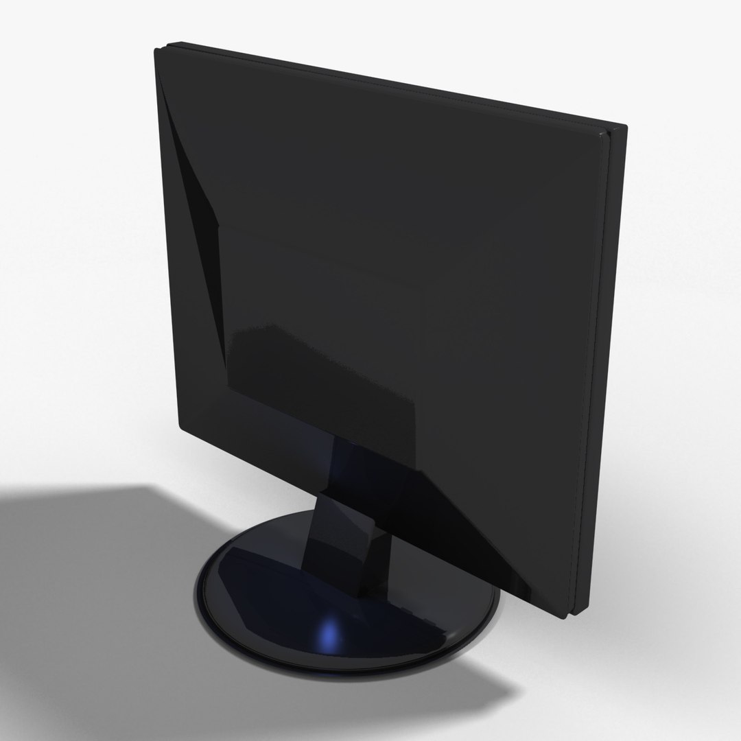 3d Model Pc Monitor Lcd
