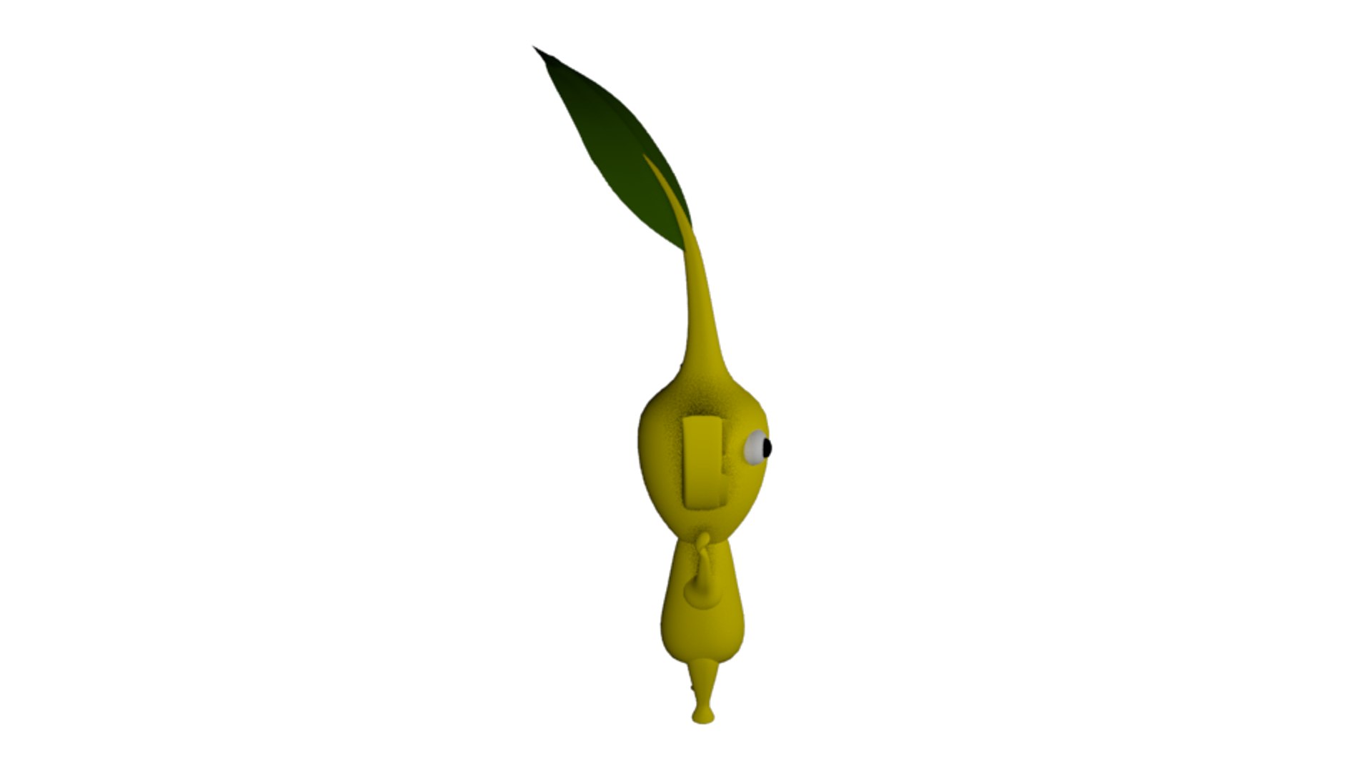 Yellow Leaf Pikmin Model - TurboSquid 1640201