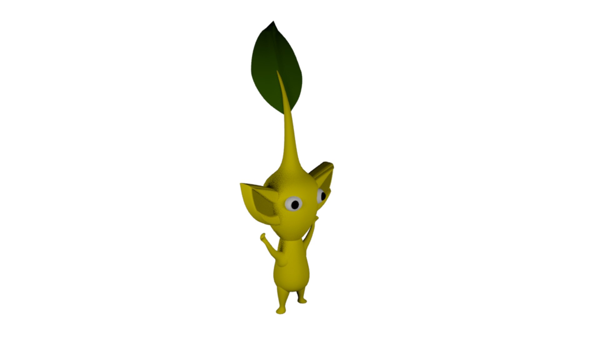 Yellow Leaf Pikmin Model - TurboSquid 1640201
