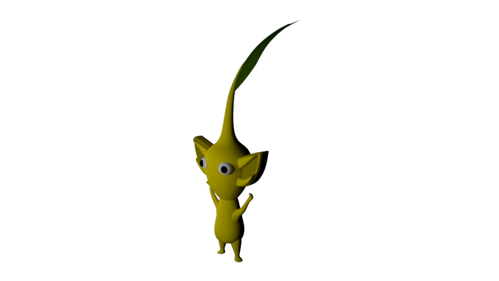 Yellow Leaf Pikmin Model - TurboSquid 1640201