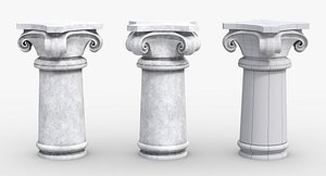 Free 3D Pillar Models | TurboSquid