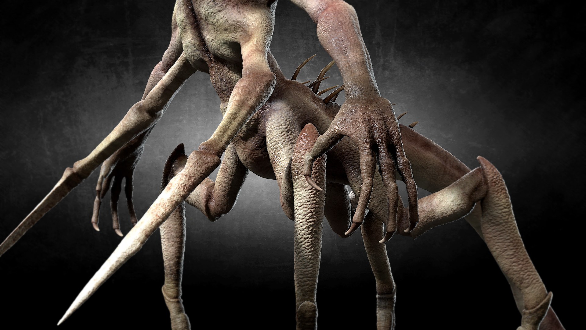 Spider Alien Monster Model - TurboSquid 2097290