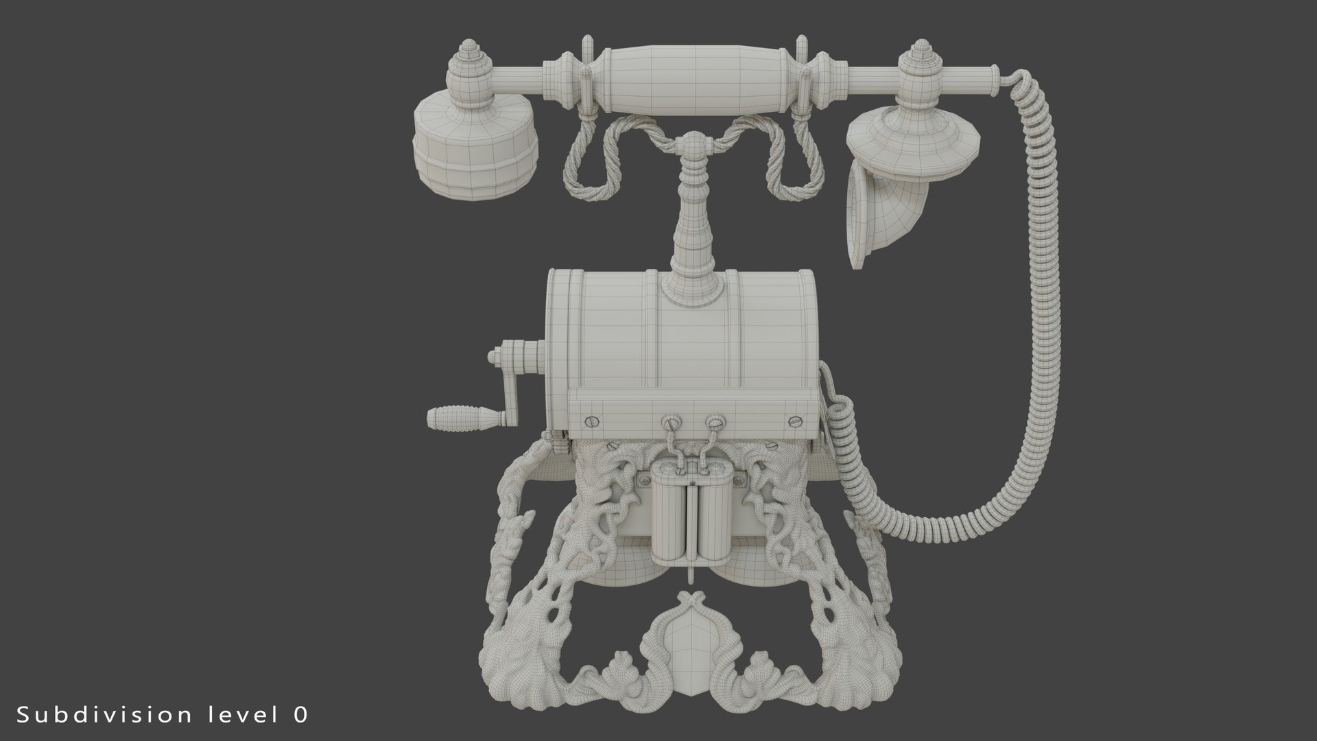 Ancient Phone 3D - TurboSquid 2080910