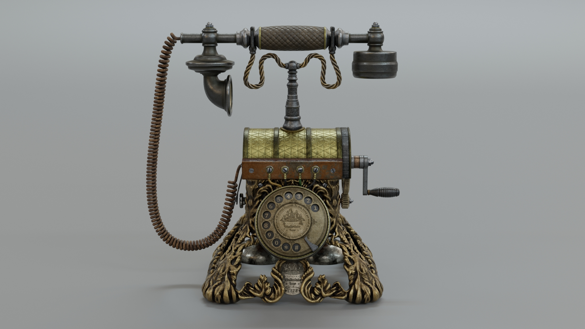 Ancient Phone 3D - TurboSquid 2080910