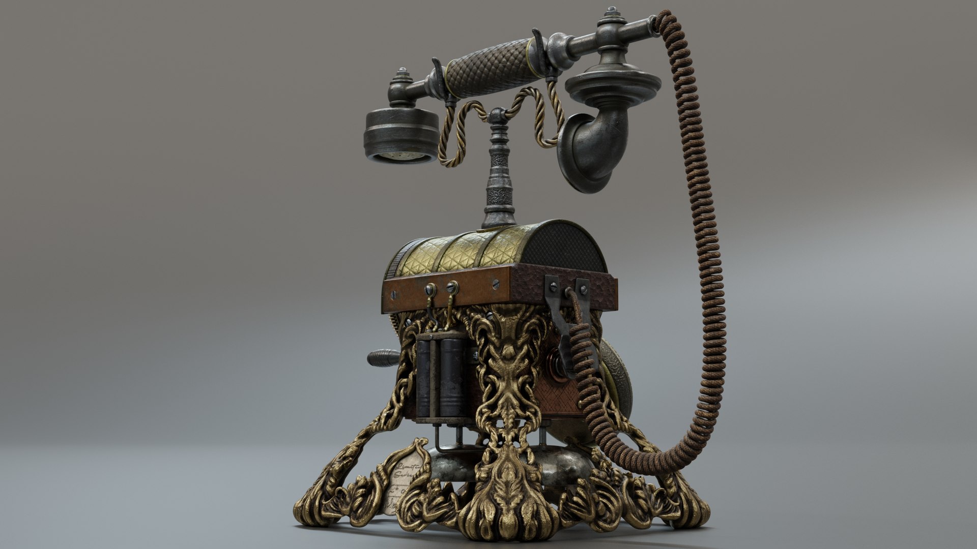 Ancient Phone 3D - TurboSquid 2080910