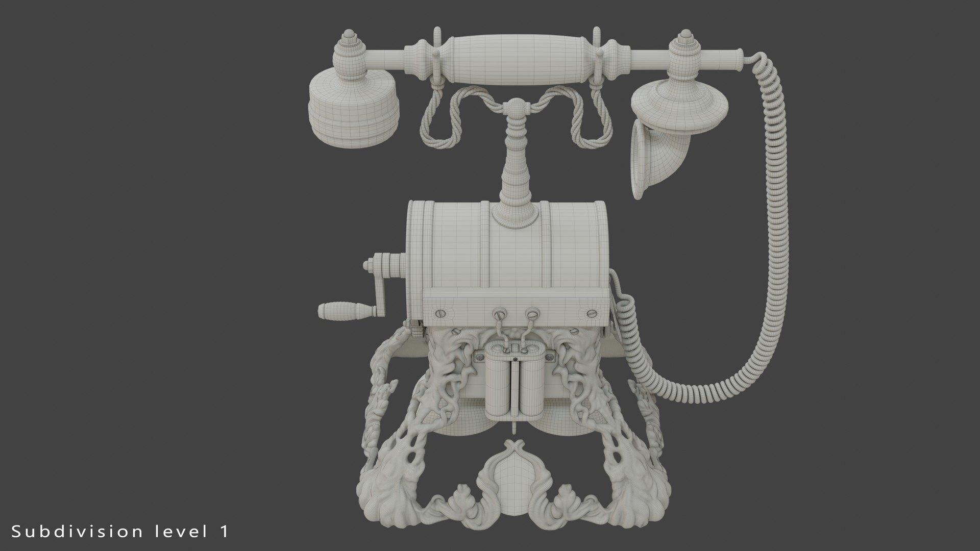 Ancient phone 3D - TurboSquid 2080910