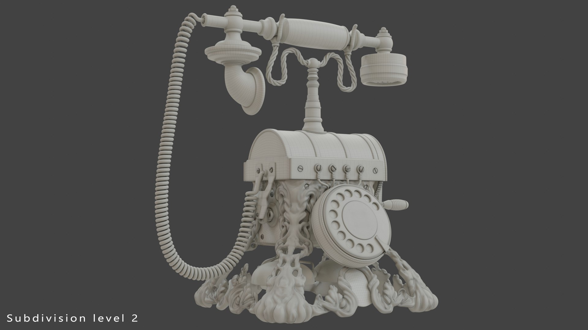 Ancient Phone 3D - TurboSquid 2080910