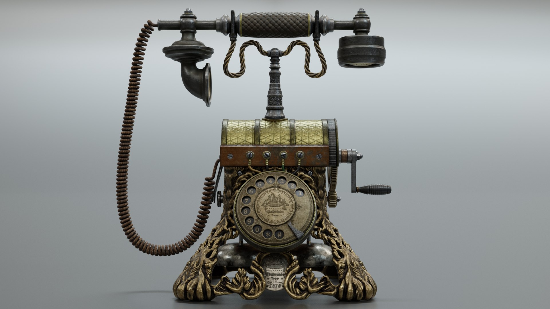 Ancient Phone 3D - TurboSquid 2080910