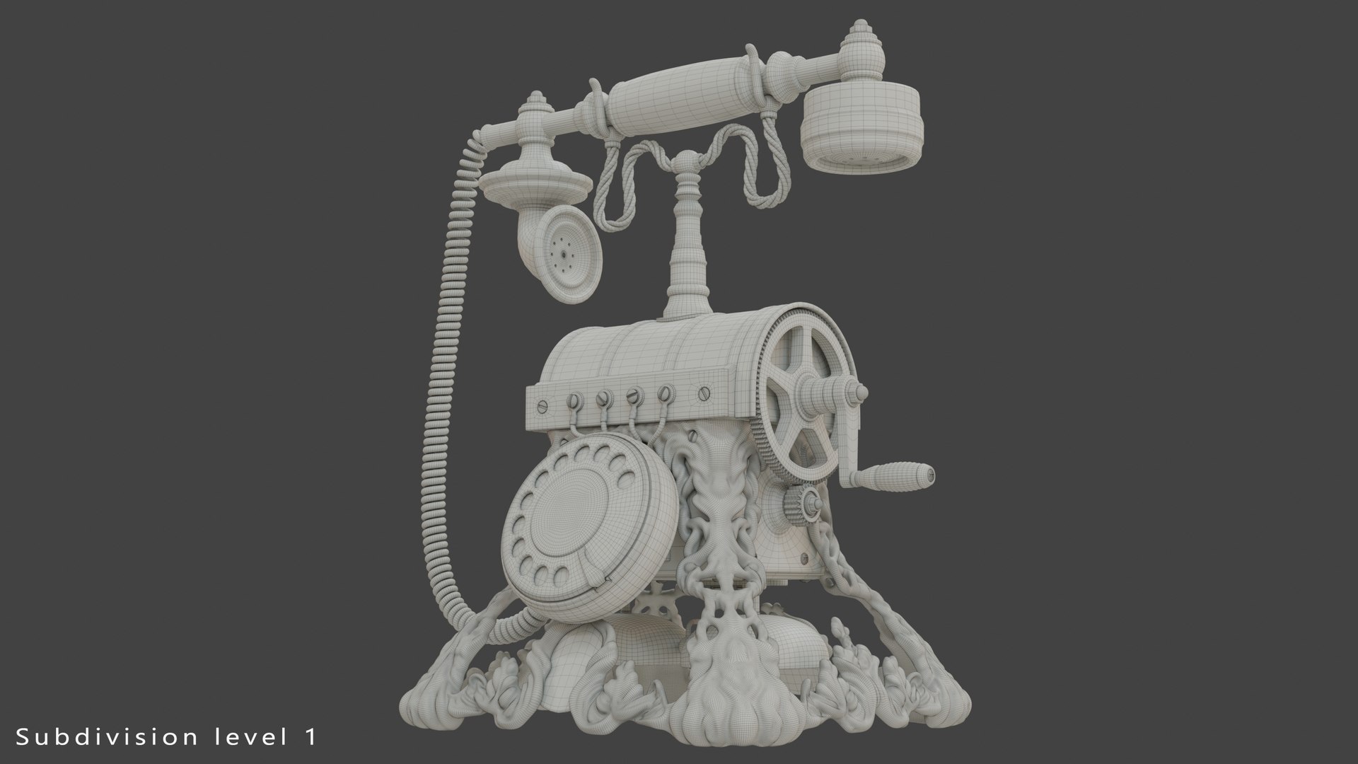 Ancient Phone 3D - TurboSquid 2080910