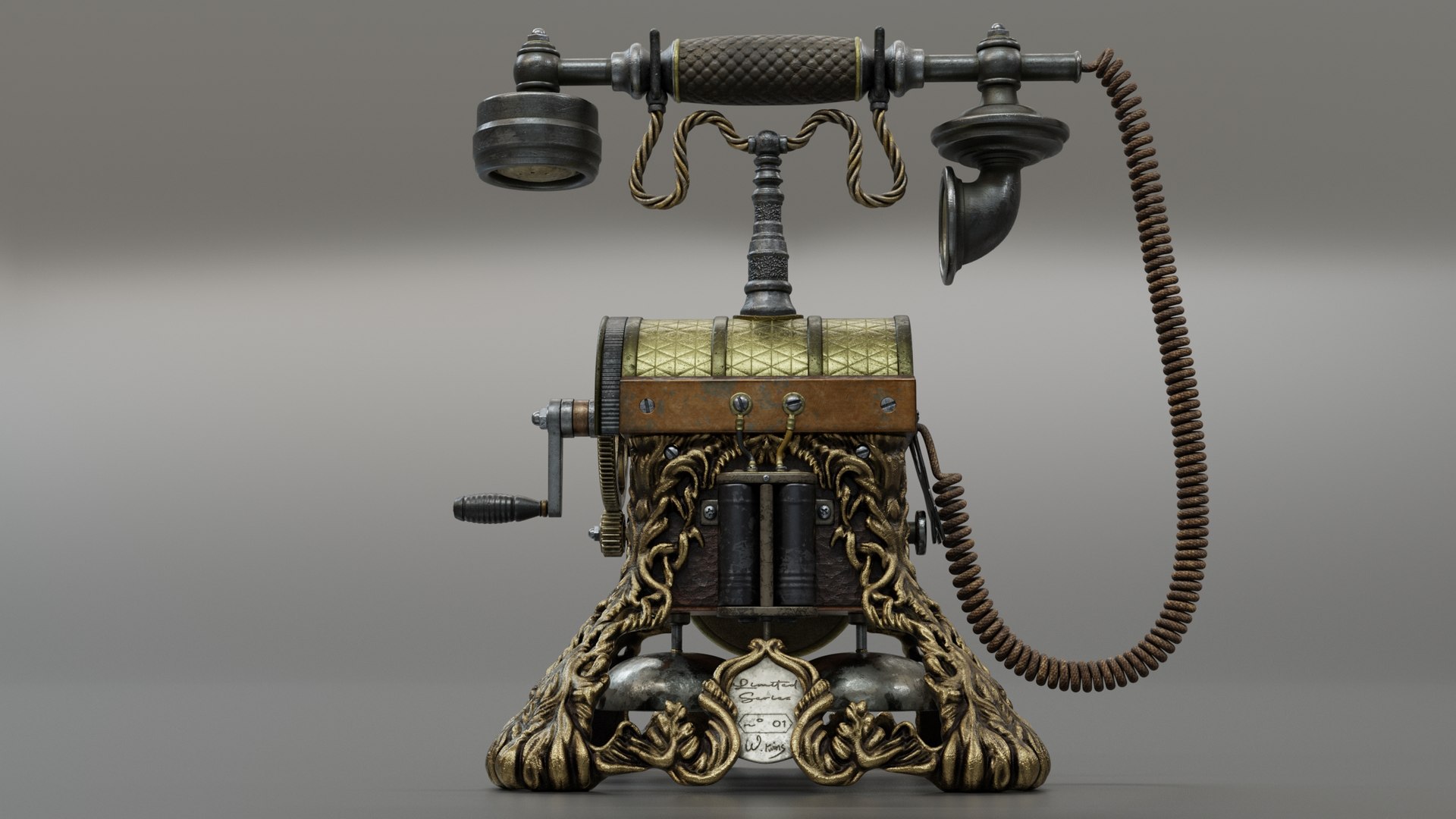 Ancient Phone 3D - TurboSquid 2080910