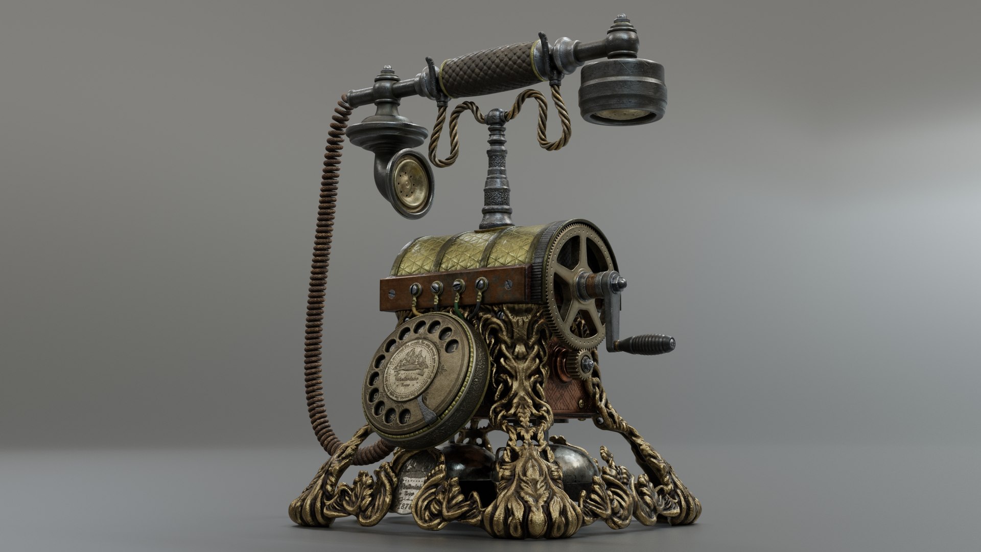 Ancient Phone 3D - TurboSquid 2080910