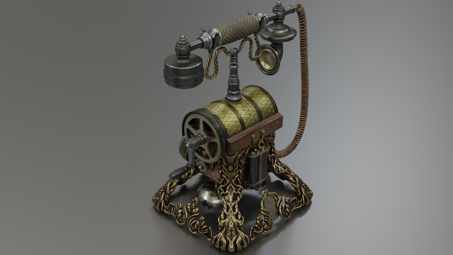 Ancient Phone 3D - TurboSquid 2080910
