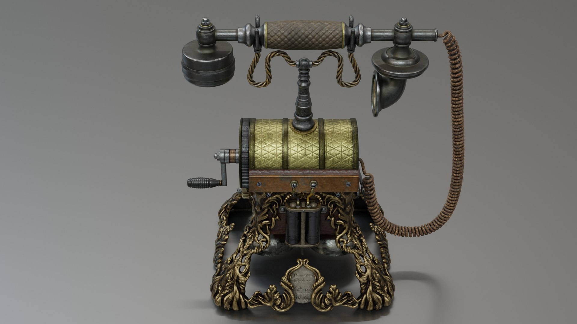 Ancient Phone 3D - TurboSquid 2080910