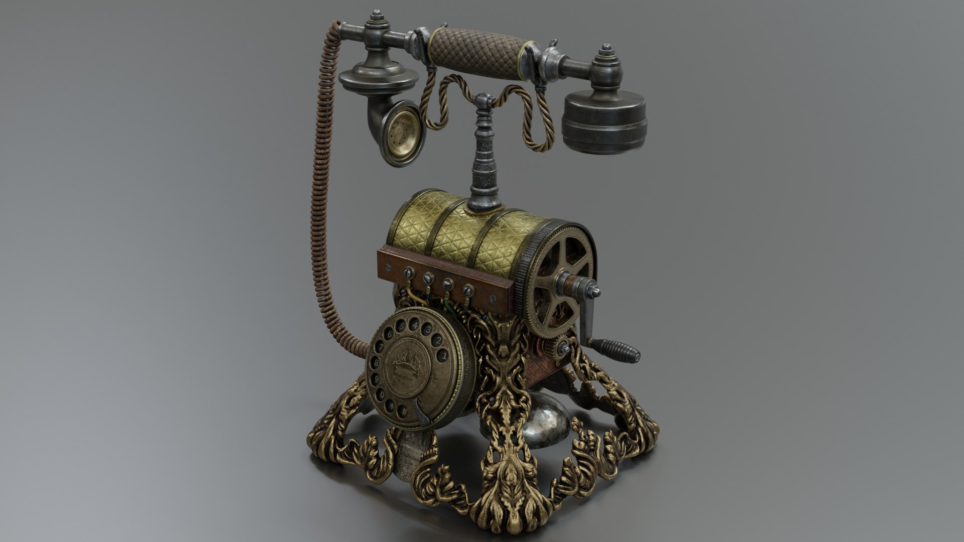 Ancient Phone 3D - TurboSquid 2080910