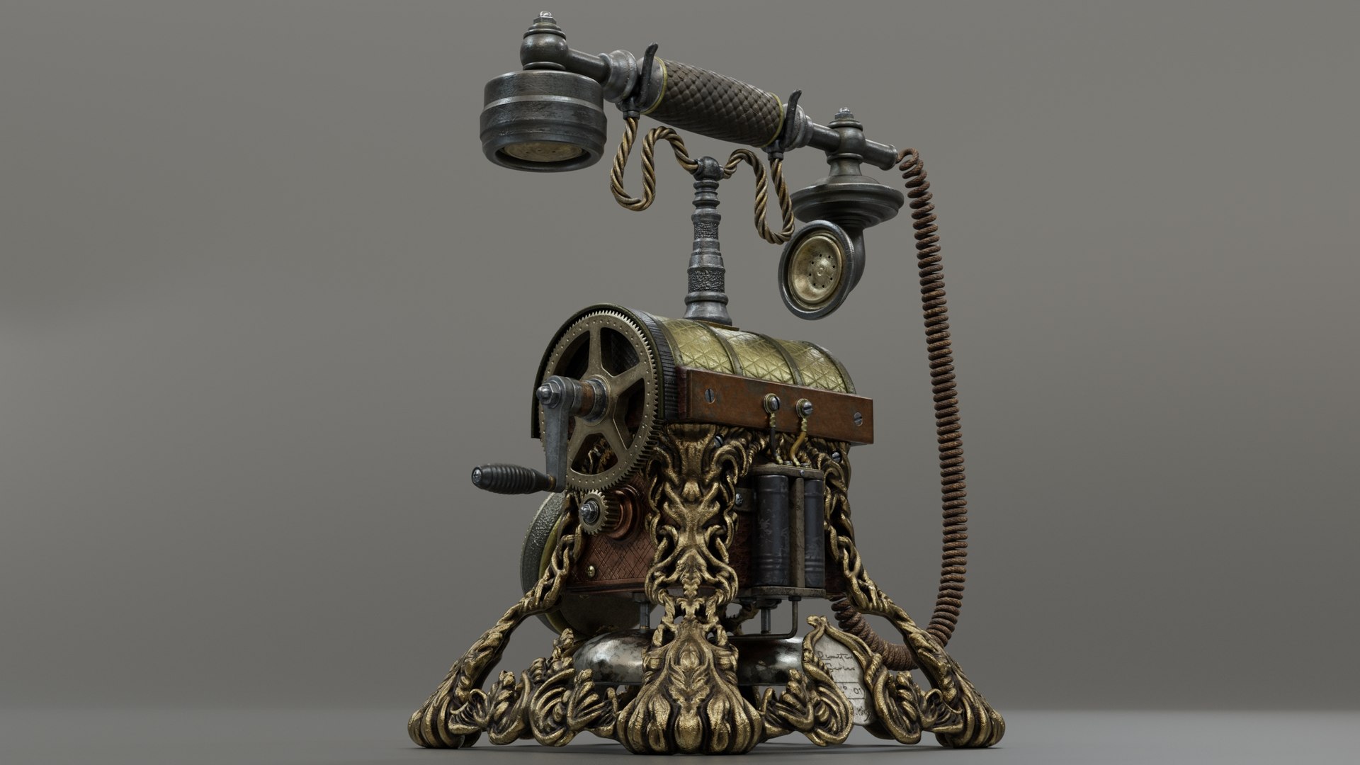 Ancient Phone 3D - TurboSquid 2080910