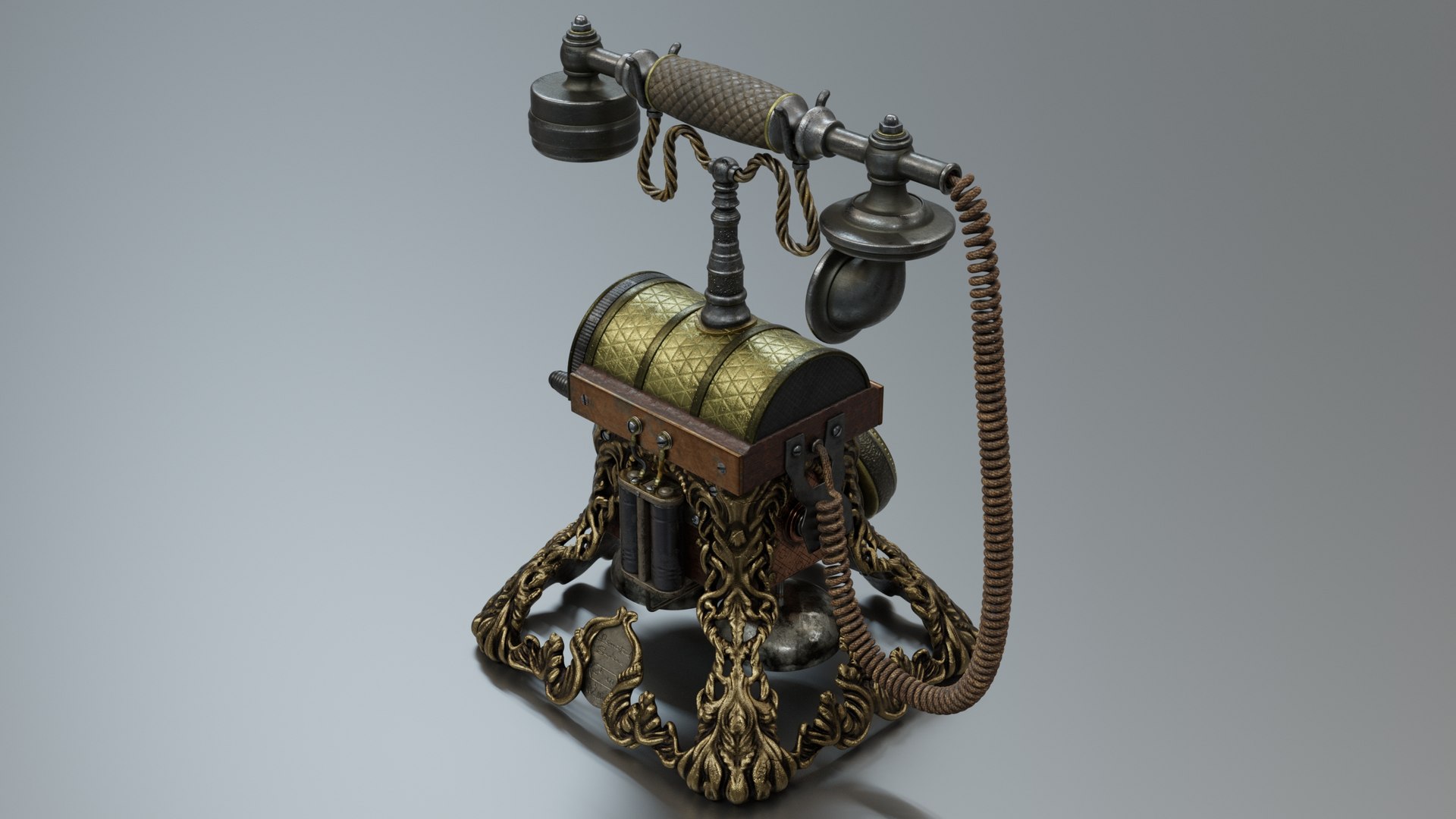 Ancient Phone 3D - TurboSquid 2080910