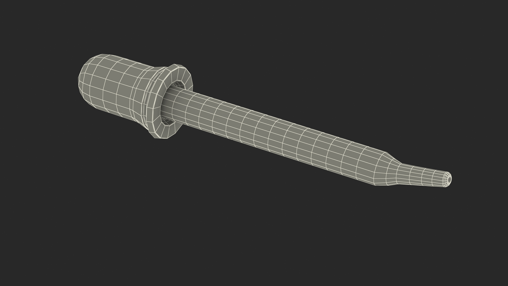 3D Bend Tip Calibrated Medicine Dropper 1ml model - TurboSquid 1804867