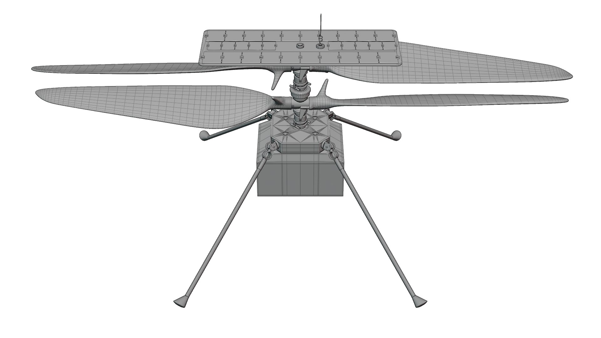 3D Ingenuity Helicopter Model - TurboSquid 2066859