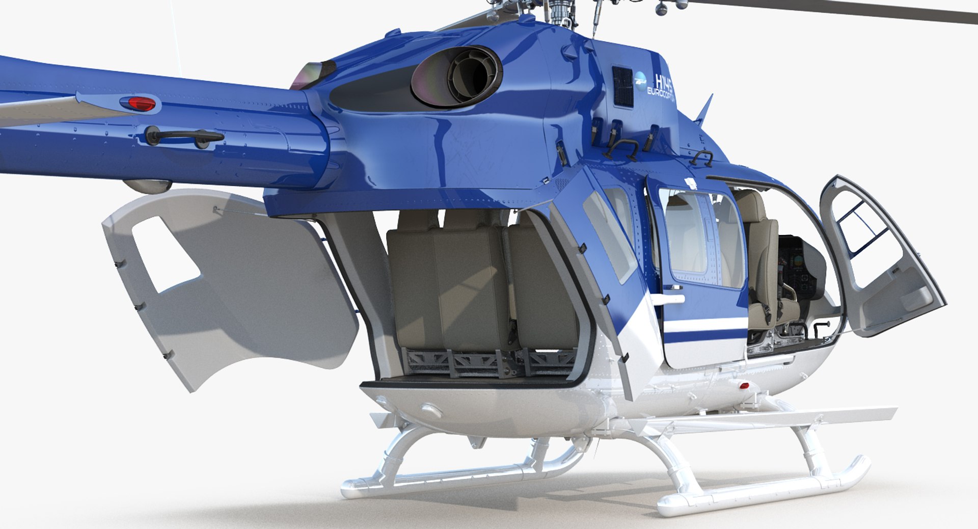 Civil helicopter airbus h145 model - TurboSquid 1212096