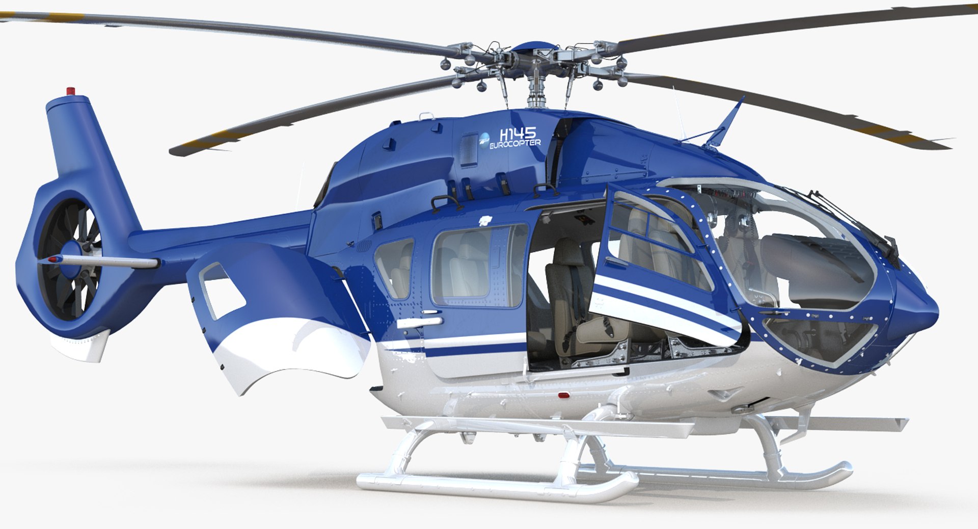 Civil Helicopter Airbus H145 Model - TurboSquid 1212096