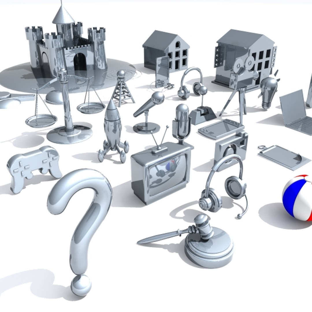 Clipart Art 3d Model