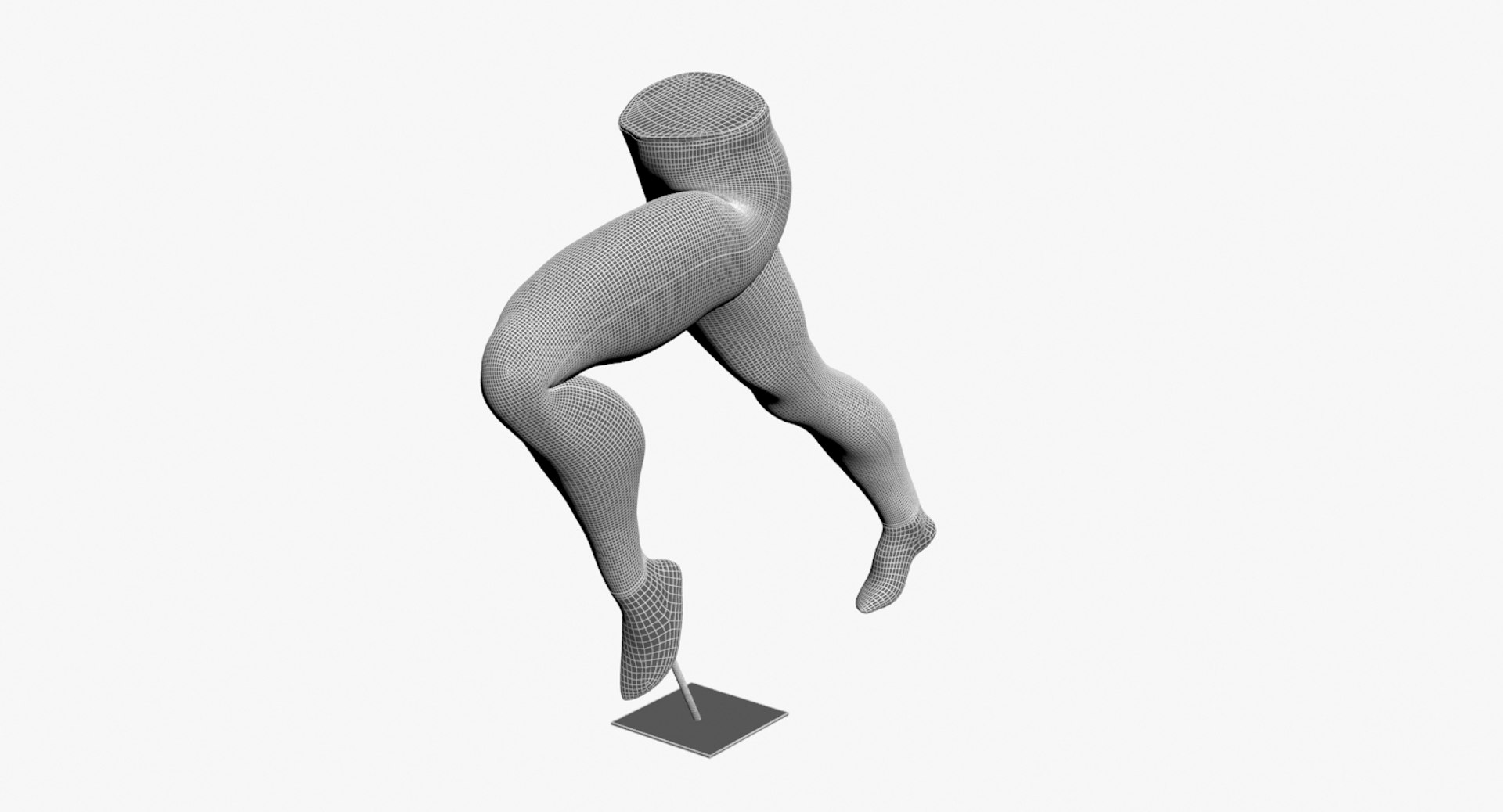 3D Model Sprint Legs Figure Pose - TurboSquid 1290427