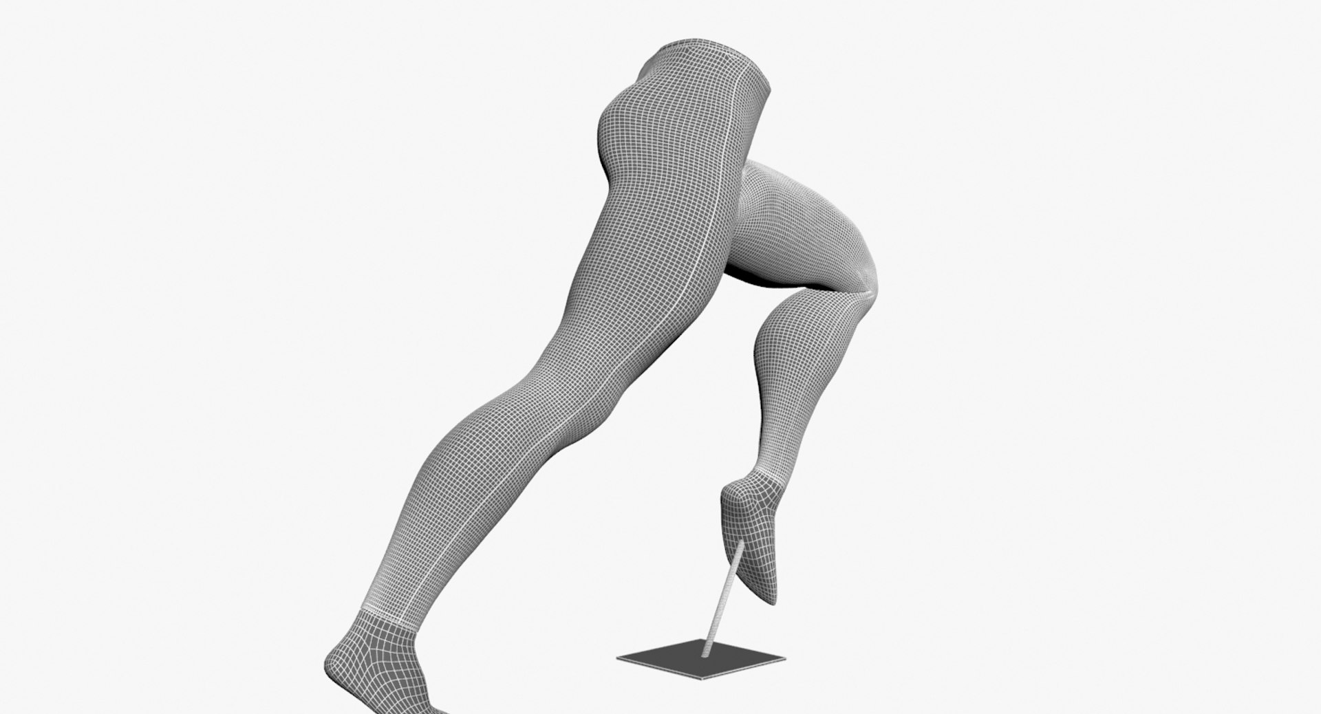3D Model Sprint Legs Figure Pose - TurboSquid 1290427