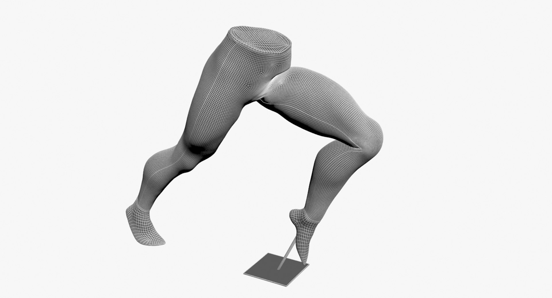 3D Model Sprint Legs Figure Pose - TurboSquid 1290427