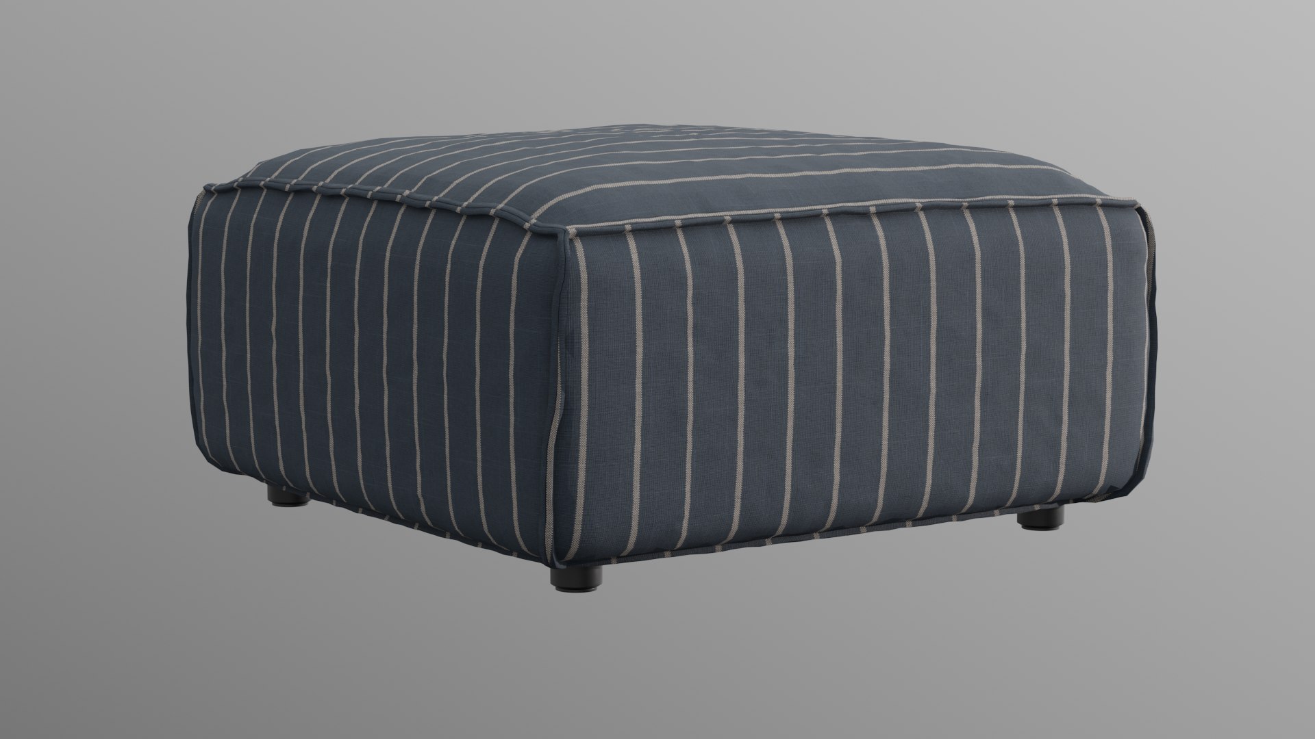 Chair Ottoman 3D Model - TurboSquid 1693144